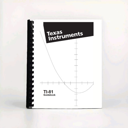 Texas Instruments TI 81 Calculator Guidebook Manual | eBay