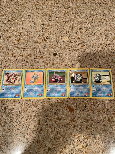 Pokemon Trading Card Lot- Misty Gym Leader Edition | eBay