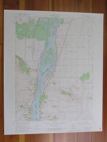Cordova Illinois 1977 Original Vintage USGS Topo Map | eBay