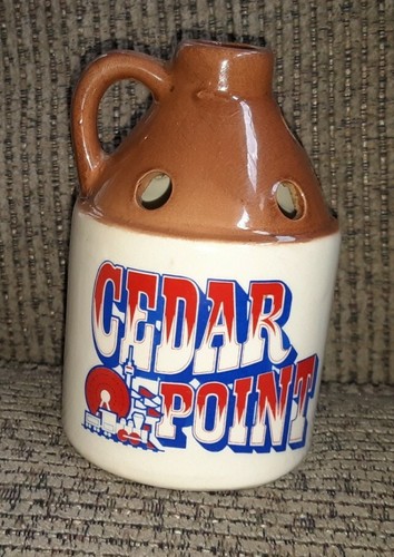 JUG Cedar Point Amusement Park PENCIL HOLDER PARKING Souvenir Roller ...