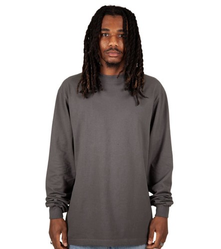 SHAKA WEAR MAX HEAVYWEIGHT DARK GREY LS 7.5OZ | eBay