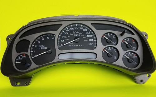 120k Miles 2003 - 2006 DENALI YUKON SIERRA SPEEDOMETER INSTRUMENT ...