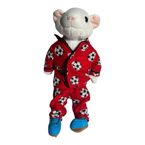 2002 STUART LITTLE the Mouse in Soccer Pajamas 11” Plush Stuffed Toy by ...