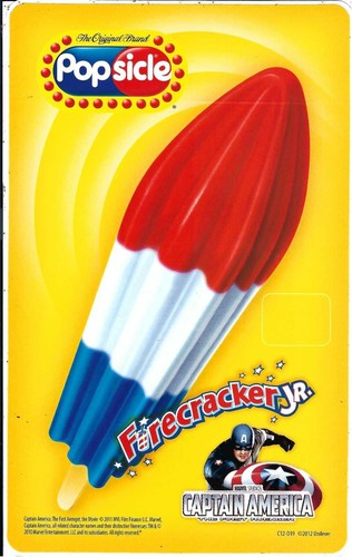 Firecracker Jr. Popsicle Ice Cream Truck Sticker 8" x 5" FREE SHIPPING ...