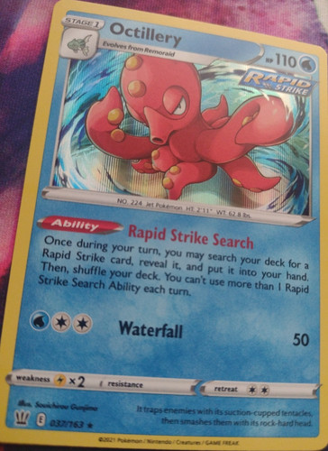 Octillery 37/163 Holo Rare Pokémon Battle Styles | eBay