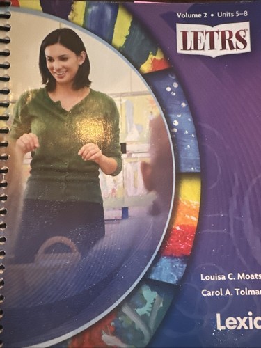 LETRS Volume 2 Units 5-8 Training Manual | eBay