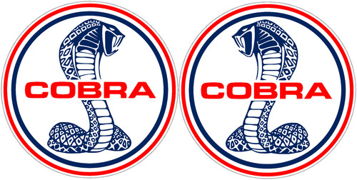 COBRA Shelby Ford Mustang GT Racing Motor Sports Vinyl Sticker Decal ...