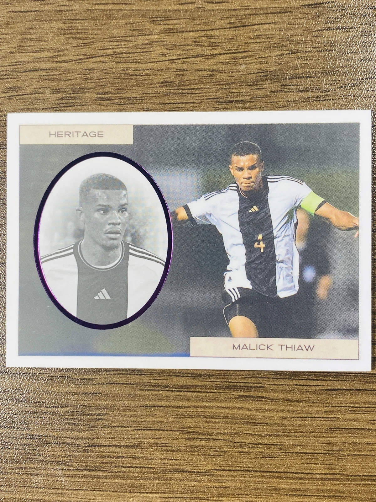Malick Thiaw 2023 Futera Unique World Football #028 Heritage - Emerald ...