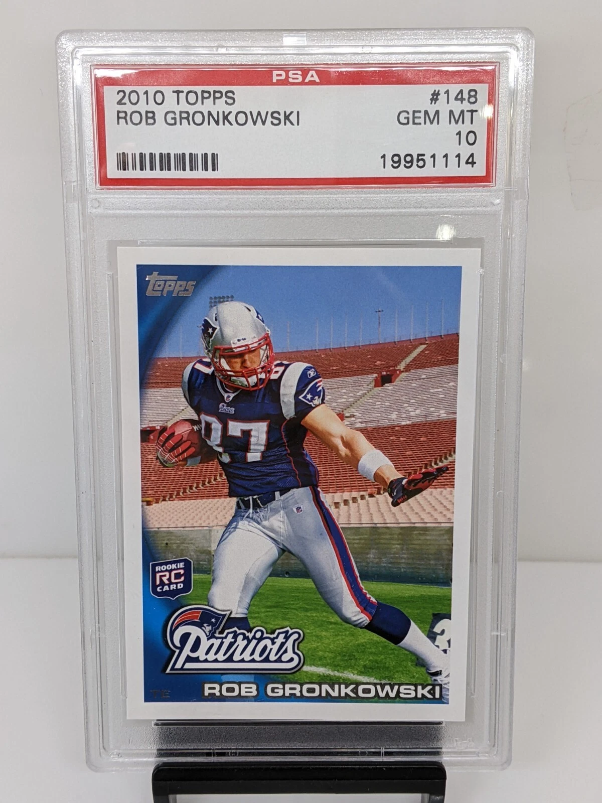 Rob Gronkowski 2010 Topps Base PSA 10 Price Guide - Sports Card Investor