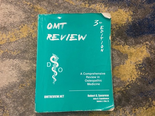 OMT review for COMLEX 1,2,3 all pages intact, a lot of side notes in ...