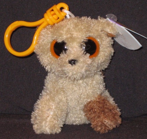TY BEANIE BOOS - ROOTBEER the DOG KEY CLIP - MINT with MINT TAG | eBay