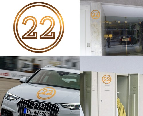 Number 22, Sticker Vinyl Version Viic | eBay