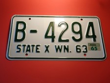 Collectible Washington License Plates for sale | eBay