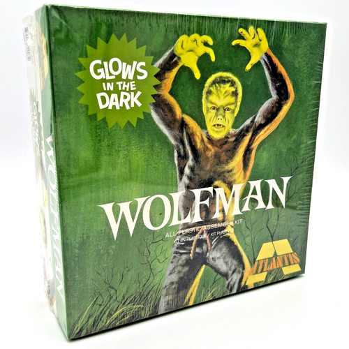 Atlantis WOLF MAN 1:8 Scale MODEL KIT with GLOW-IN-THE-DARK Parts * NEW ...