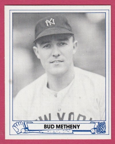 1944 Playball (1983 TCMA) Baseball Card # 7 Bud Metheny -- Yankees | eBay