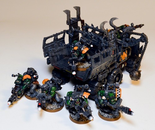 Warhammer 40k Ork Tankbustas x5 ONLY, Trukk NOT included converted SP ...