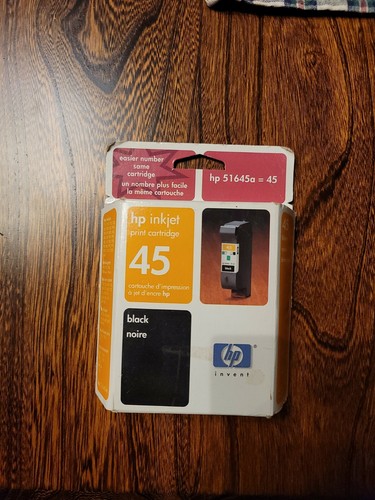 HP 45 Inkjet Print Cartridge Black 51645AC New In Package | eBay