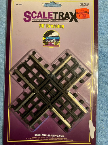 MTH ScaleTrax, 90 Degree Crossing, New | eBay