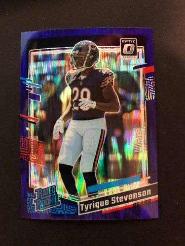 2023 Donruss Optic Rated Rookie Purple Shock Tyrique Stevenson Rookie ...