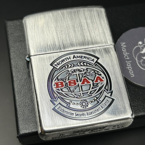 Zippo Resident Evil BIOHAZARD BSAA Silver Lighter Japan New | eBay