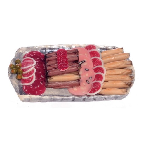 Dollhouse Miniature Assorted Artisan Meat Tray | eBay