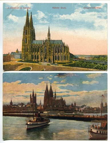 Postcard L35 Germany KOLN Dom Cologne Cathedral (2 pcs) | eBay