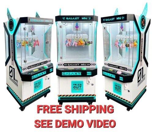Galaxy Rotating Spinning 20 Clip Prize Skill Redemption Vending Machine ...
