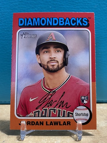 2024 Topps Heritage Jordan Lawler #429 Rookie Card RC Arizona ...