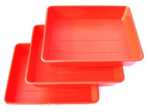 Darkroom Photographic Print Photo Developing Trays. New. Set of 3. | eBay