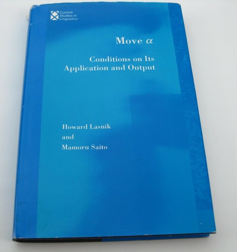 Move α Move Alpha Howard Lasnik Mamoru Saito Current Studies ...