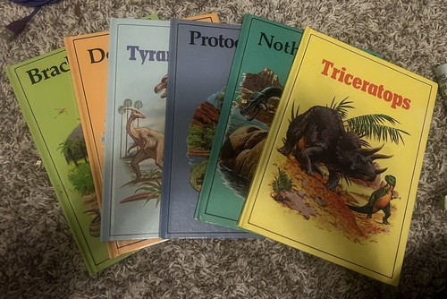 Vintage Rourke Dinosaur Book Lot of 6 1981 1984 Childrens Books | eBay