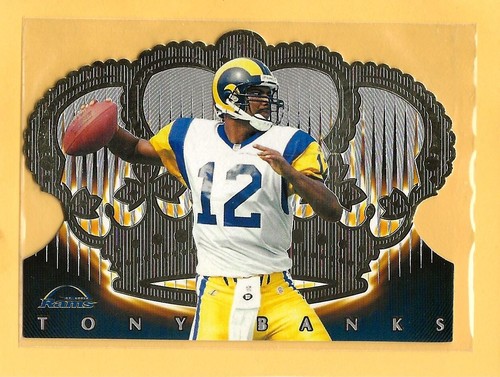 TONY BANKS - 1998 Pacific Crown Royale - #112 - Rams - Comb. Shipping ...