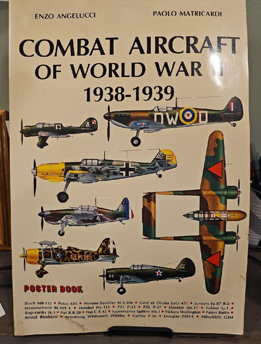 COMBAT AIRCRAFT OF WORLD WAR II 1938-1939 POSTER BOOK BY ENZO ANGELUCCI ...