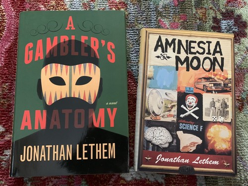 Jonathan Lethem Lot. Amnesia Moon And A Gamblers Anatomy HC | eBay