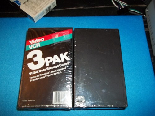 VHS Beta Storage Cases 3 Pak Video VCR Labels for sale online | eBay