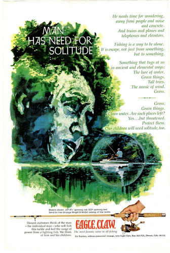 1971 Print Ad Wright & McGill Eagle Claw Denver Colorado JCF 6 1/2' Spinning Rod | eBay