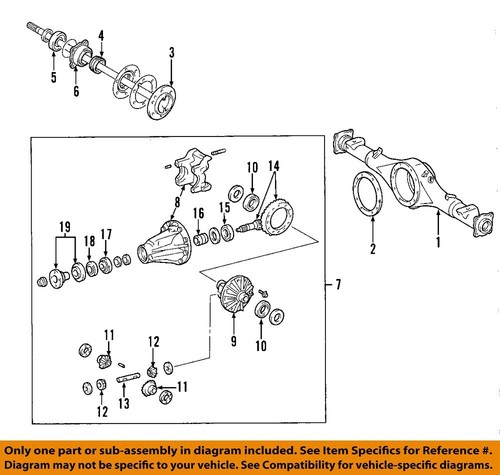 TOYOTA OEM 03-24 4Runner Brake Components-Axle Seal Retainer 4242360050 ...
