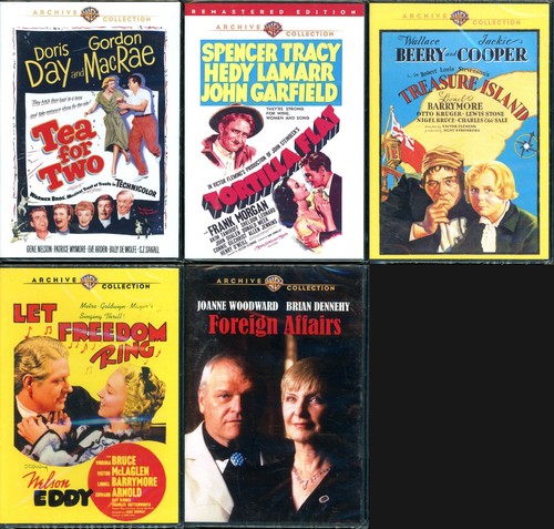 NEW Lot of 5 Warner Brothers Archive Collection Film Classics DVDs | eBay