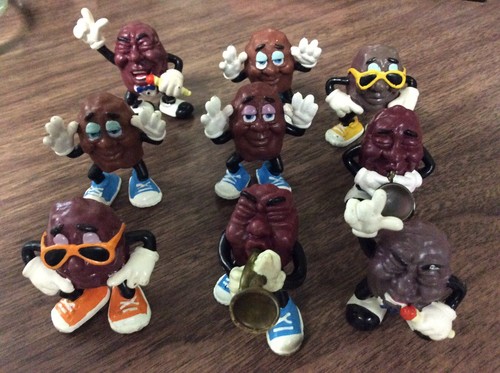 California Raisins PVC Figures By Hardee’s. Vintage (8)1987 & (1)1988 ...