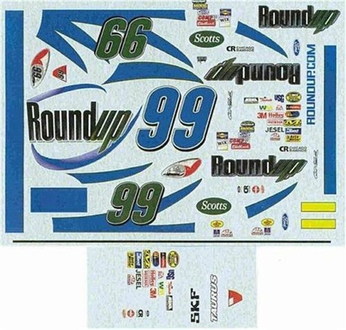 Winscals #99 Round Up 2004-Carl Edwards 1/24 Nascar decal | eBay