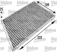 2000- MERCEDES C-Class CLK W209 W203 Particulate Cabin air filter ...