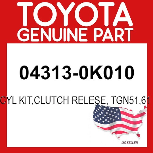 Toyota Genuine 04313-0K010 Cyl Kit Clutch Relese TGN51 61 OEM | eBay