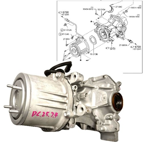 Rear Axle Differential Assembly (AWD) KAT227020 For Mazda CX5 CX8 CX4 ...