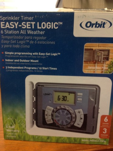 Irrigation: Orbit 6-Station Indoor/Outdoor Irrigation Timer | eBay