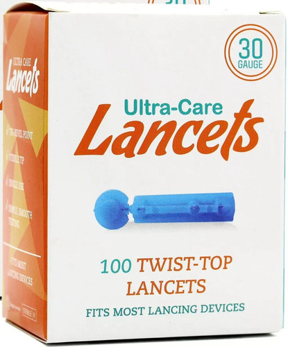 Arise Medical Ultra-Care Lancets 30 Gauge 100 in Each Pack of 2 Exp. 04 ...