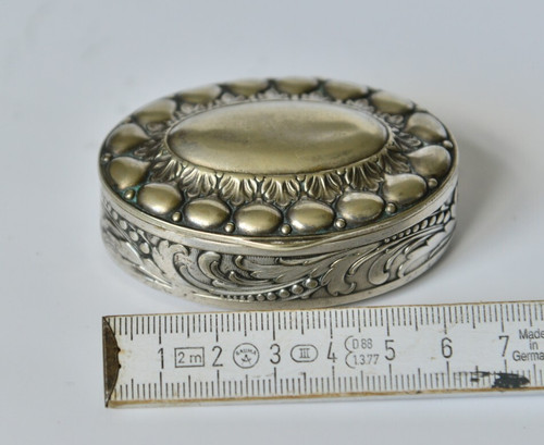 Boite à pilules KRAFT ALPACA silver argent vermeil | eBay