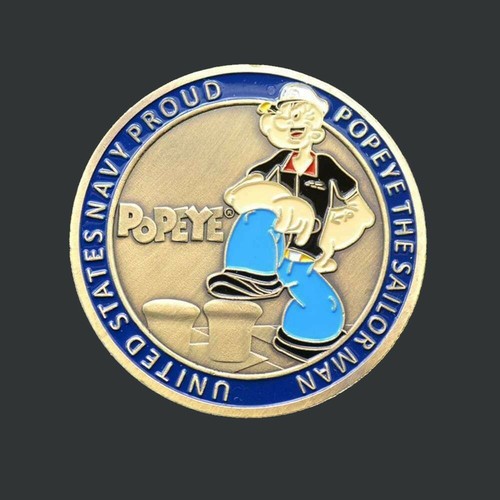 NEW Popeye The Sailor Man United States Navy Armed Forces Challenge ...