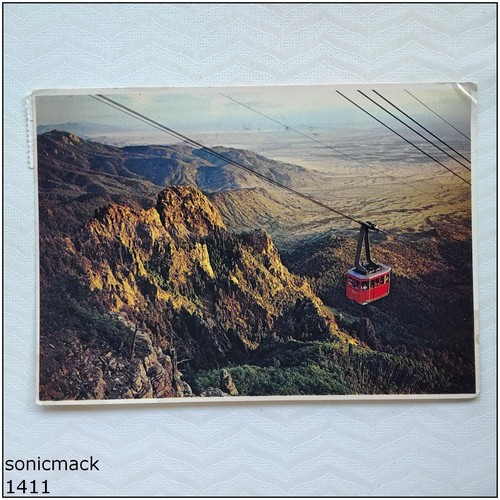 Sandia Peak Aerial Tramway Albuquerque New Mexico 1989 Postcard (P1411 ...