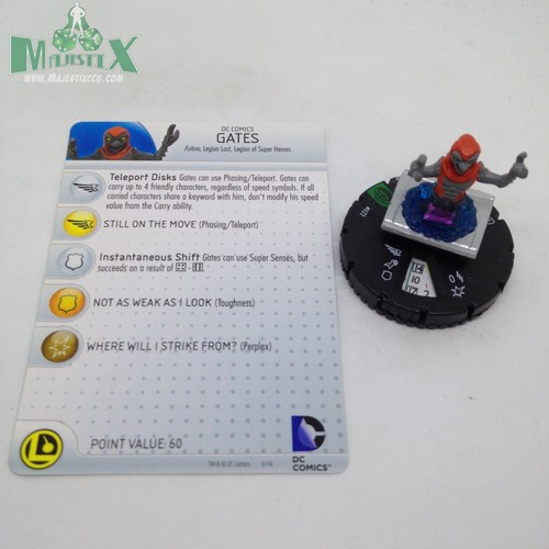 Heroclix Superman and Legion set Gates #022 Uncommon figure w/card! | eBay