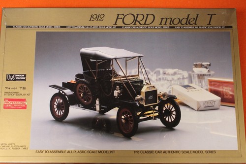 Union Japanese 1912 Ford Model T Plastic Model Kit 1:16 Scale NEW open ...